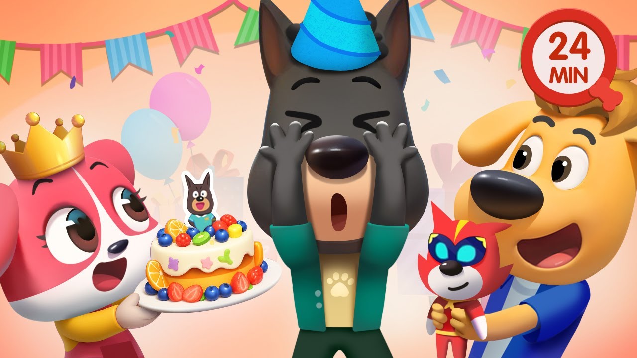 Happy Birthday Dobie! | Fun Adventure | Kids Cartoon | Safety Rules ...