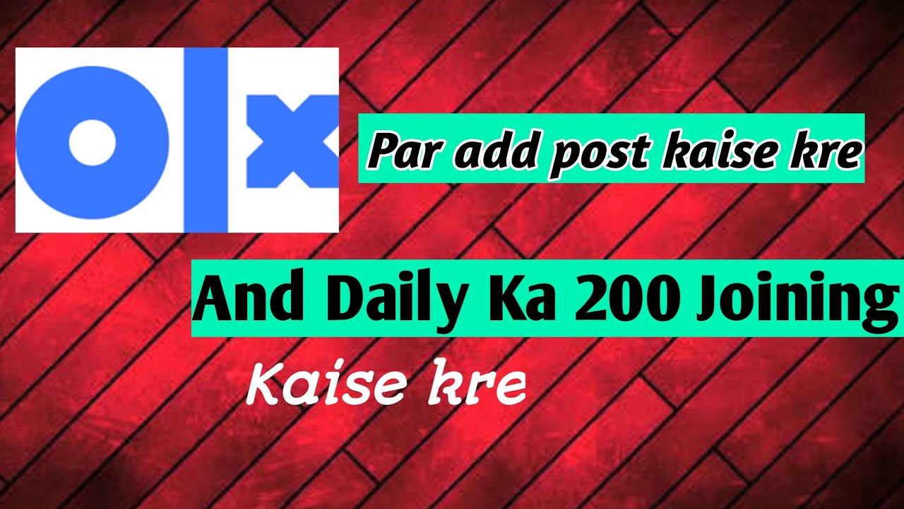How to post add on OLX - YouTube