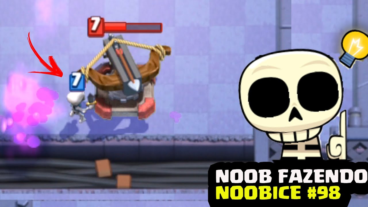 NOOB FAZENDO NOOBICE #98 - MOMENTOS ENGRAÇADOS NO CLASH ROYALE | FUNNY ...