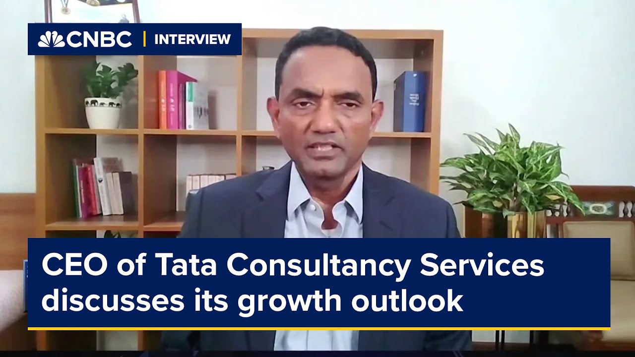CEO of Tata Consultancy Services discusses its growth outlook - YouTube