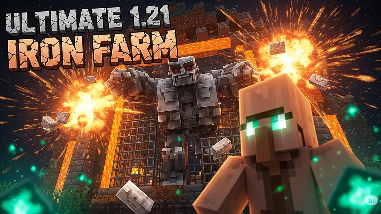 I Built the WORLD'S SIMPLEST Iron Farm in Just 10 Minutes - YouTube