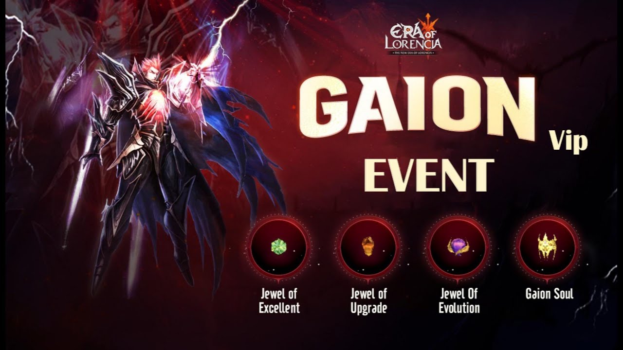 Guide to GaiOn Event (GaiOn VIP) - Era Of Lorencia - MU Mobile - YouTube