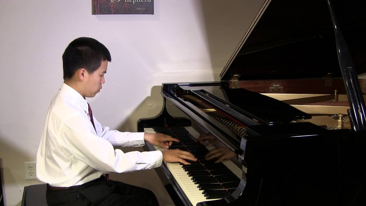 Moses Wang practices Beethoven Moonlight Sonata 3rd mvt - YouTube