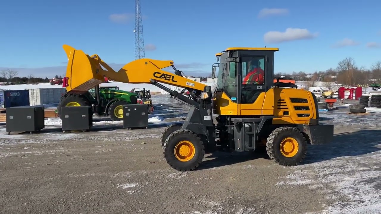Lot 3446 - 2021 CAEL 1.5 Ton Wheel Loader - YouTube