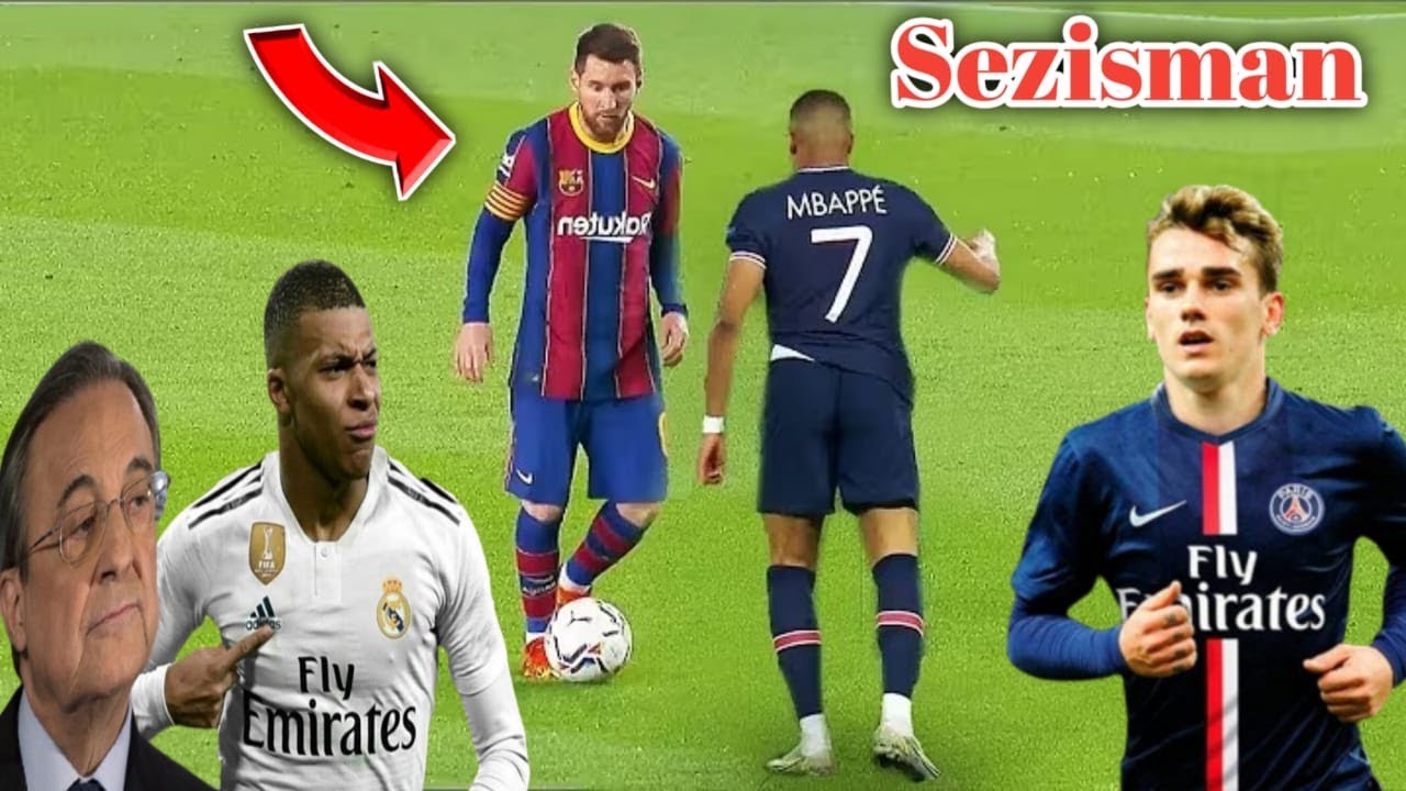 Bòn nouvèl pou Messi .. Mbappé sezisman . PSG pran Griezzman ? - YouTube