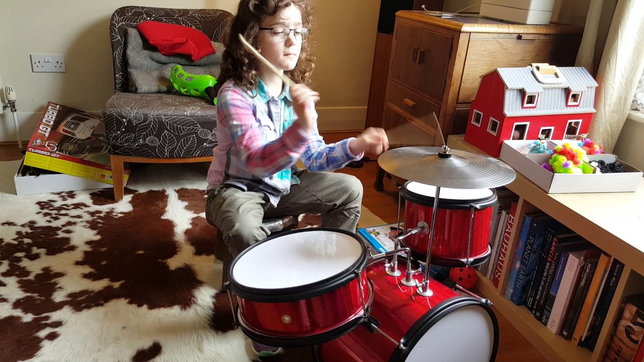 Milly on Drums 2 - YouTube