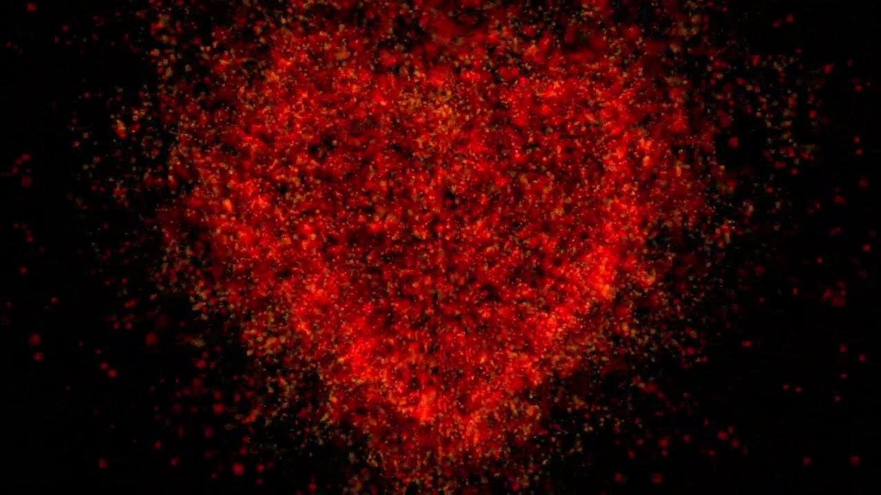 Burning Heart Particle Animation | Free Motion Graphics | 4K UHD - YouTube