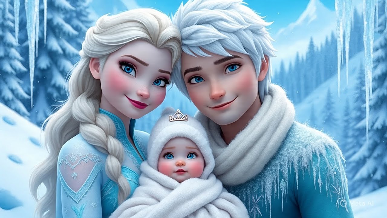 Elsa & Jack Frost's New Baby: A Frozen Family Tale - YouTube