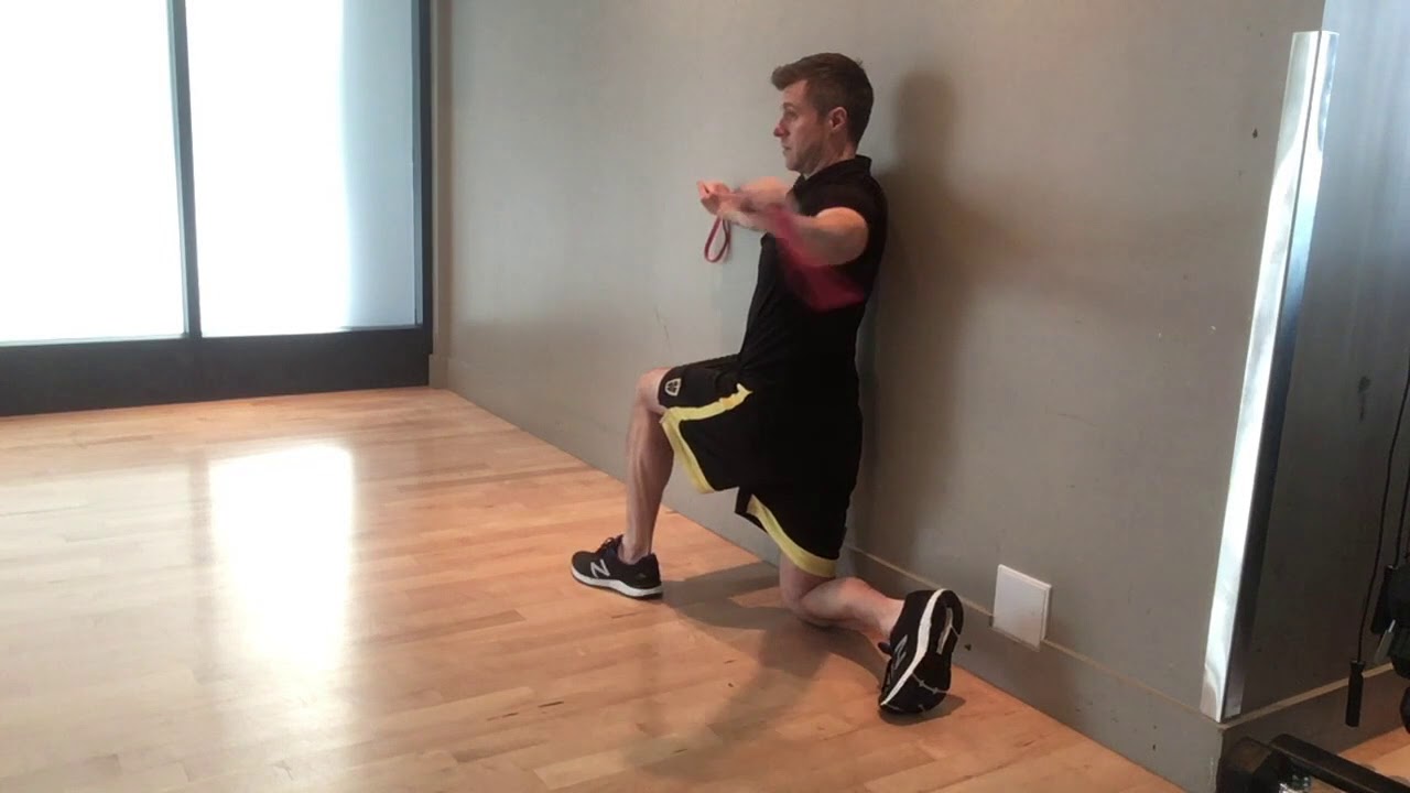 Thoracic Spine Resistance Band Opener - YouTube
