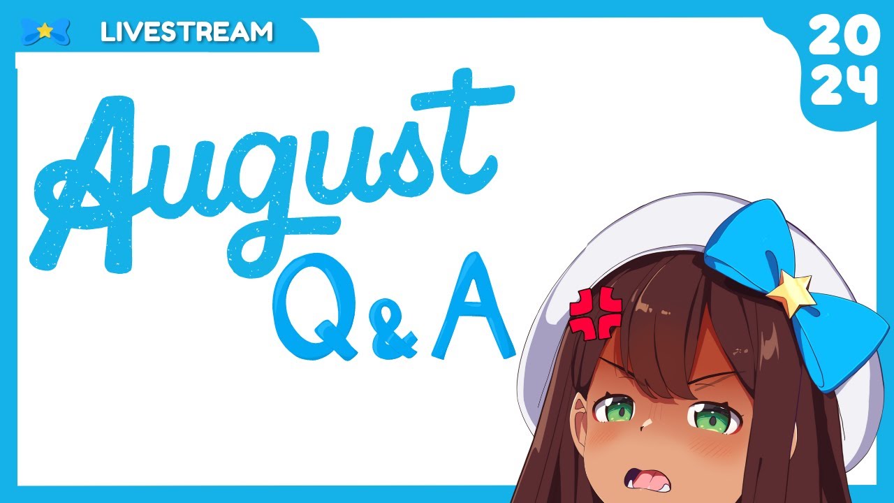 【AUGUST Q&A】 How Office Lady Balances VTubing ⚖️【Nyaru ★ Idol VTuber ...