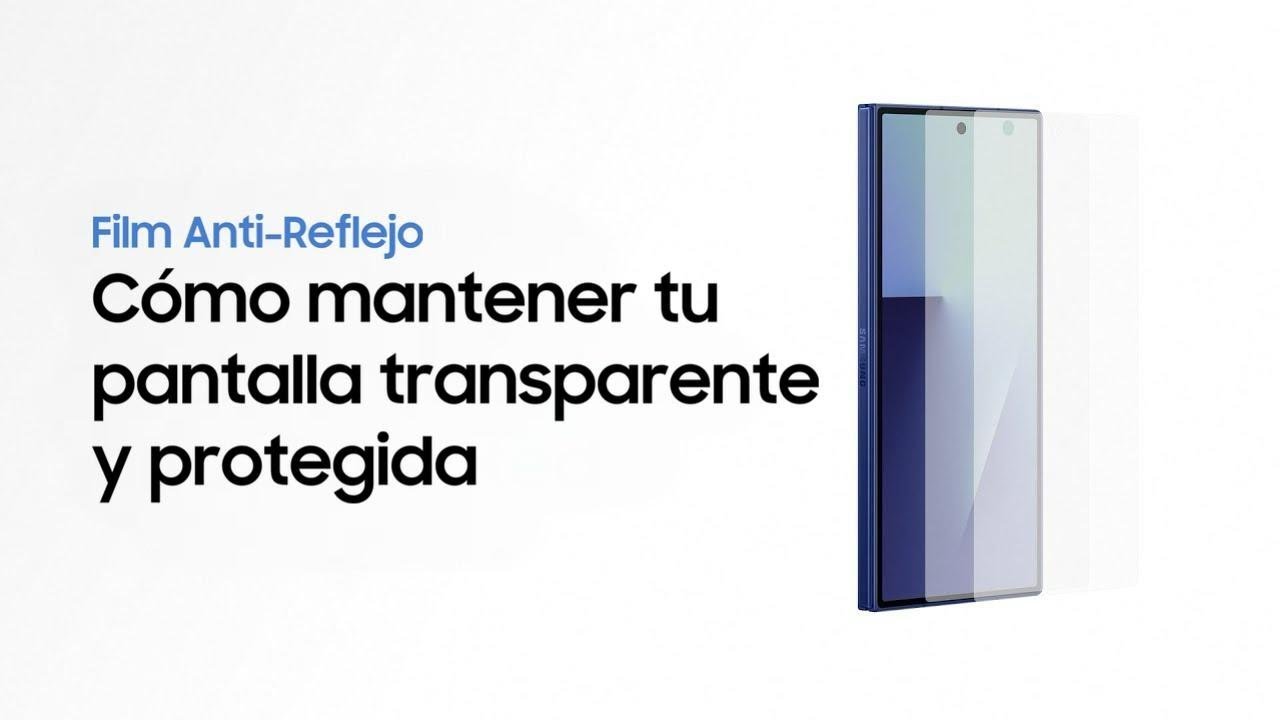 Cómo aplicar el Film Anti-Reflejo | Galaxy Z Fold7 | Samsung - YouTube