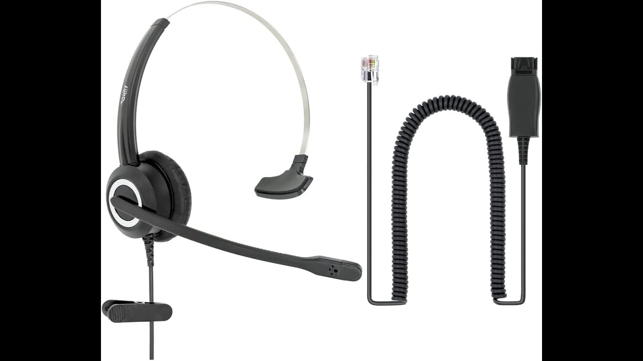 Avaya Headset HD Voice with HIS Adapter Compatible with Avaya 1600 ...