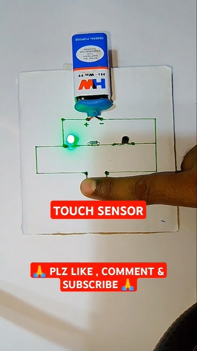How to make simple touch sensor circuit #Best & simple science project ...