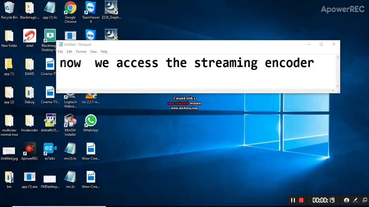How to setup Streaming Encoder to go live on facebook, YouTube, twitter ...