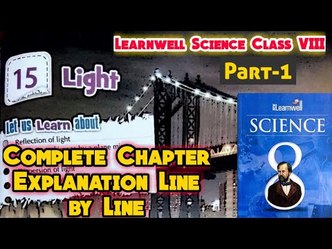 Light Class 8 Chapter 15 | New Learnwell Science Class 8 CBSE |# ...