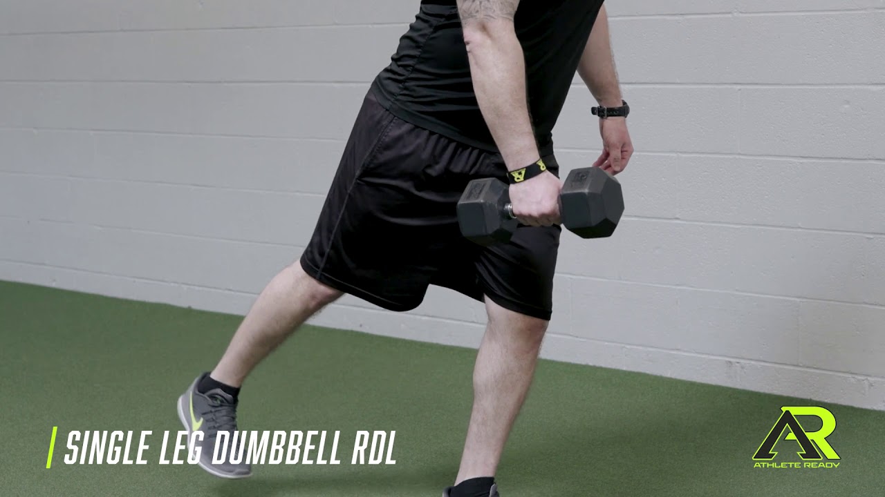 Single Leg Dumbbell RDL - YouTube