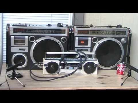 JVC Stereo RC-550 Mono Boombox 3 speaker - YouTube