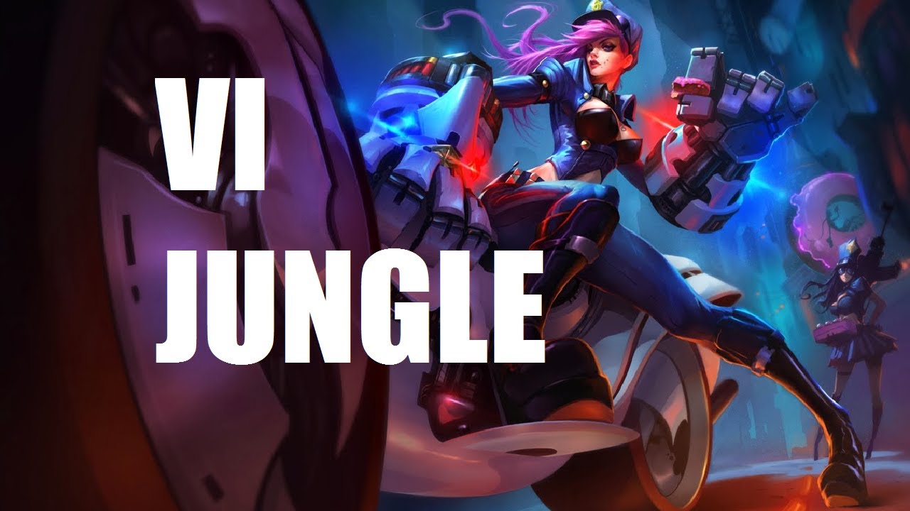League of Legends - Vi Jungle Carry - Full Game With Friends - YouTube
