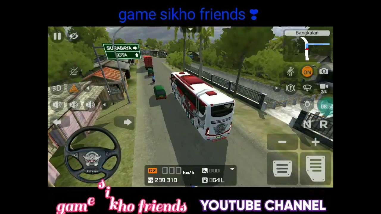 Maleo Indonesia simulator bus v3.4 drive route Kota to solo by Maleo ...