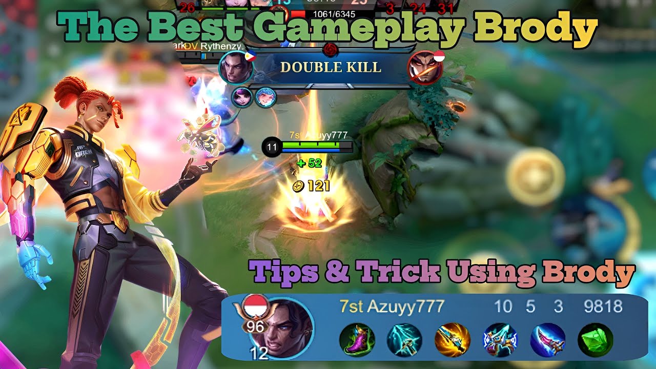 Tips & Trick Using Brody | The Best Gameplay Brody Gameplay, Best Build ...