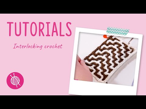 Learn A New Crochet Stitch: Interlocking Crochet - Bargello