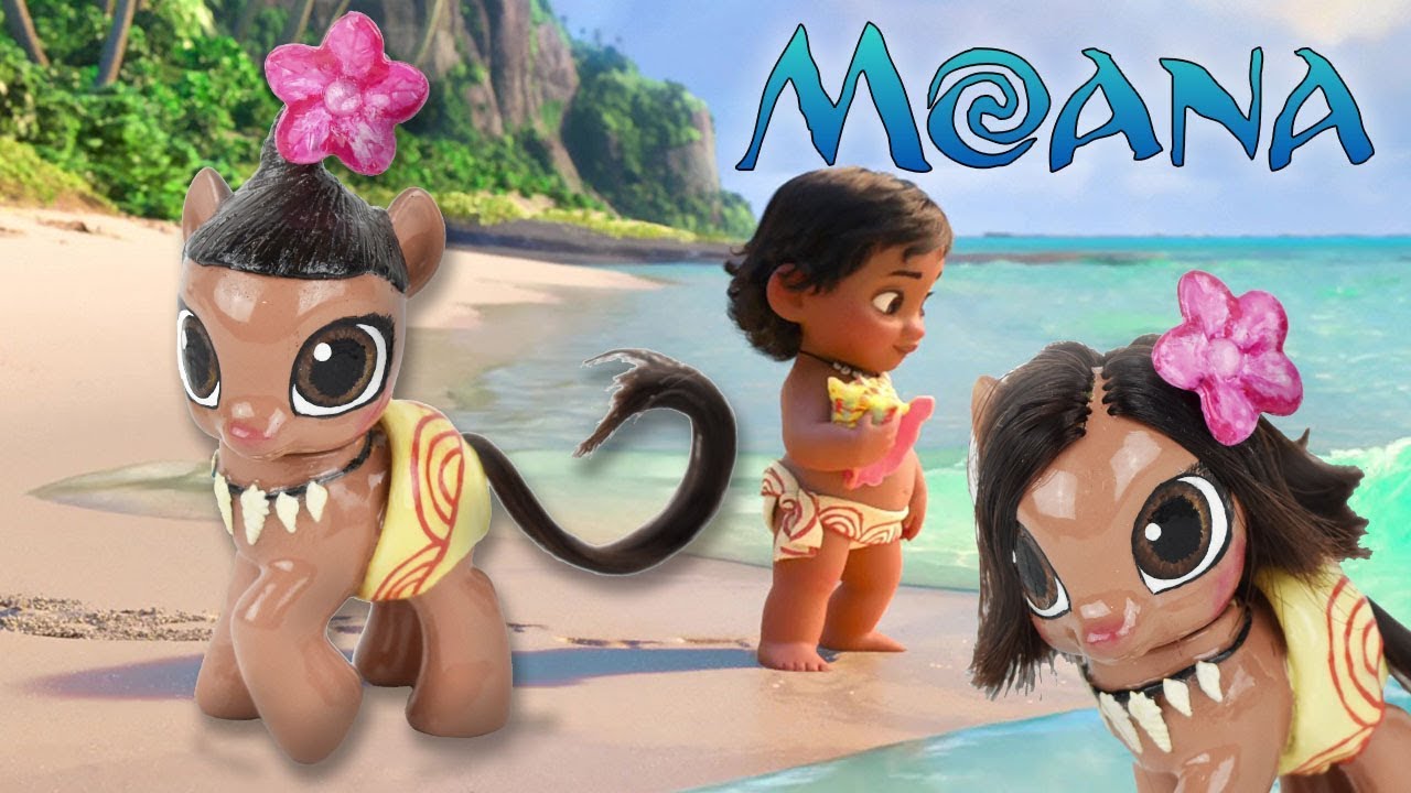 Custom MOANA BABY PONY My Little Pony Tutorial DIY - YouTube
