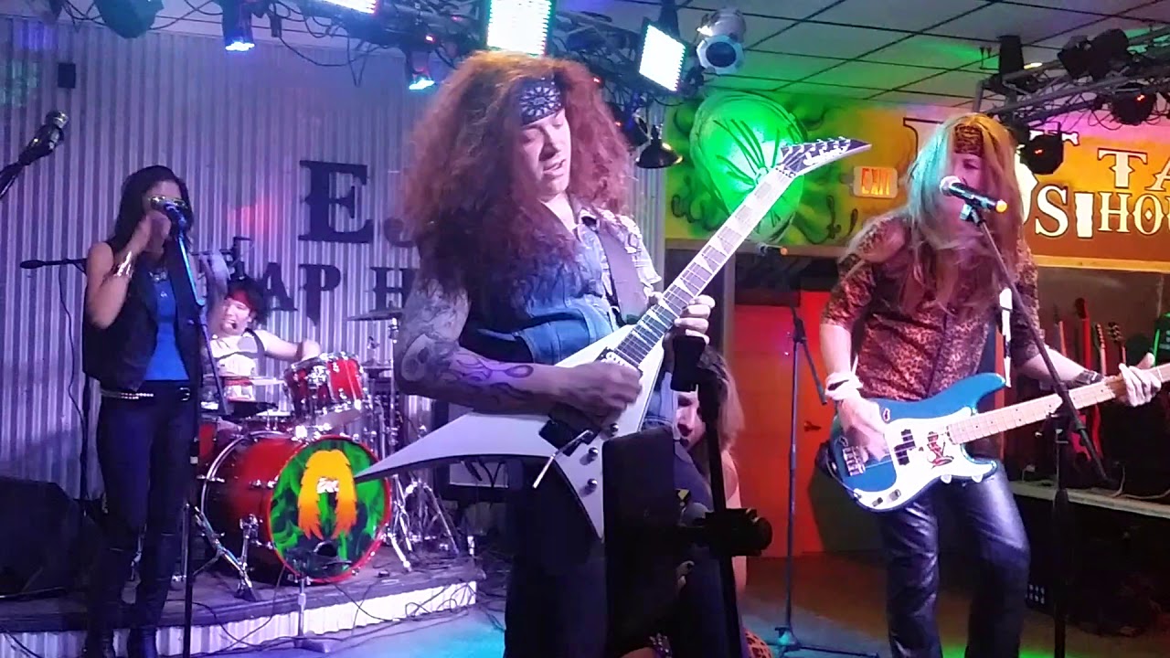 The GREAT Rock and Roll Time Machine band performing "Hot for teacher ...