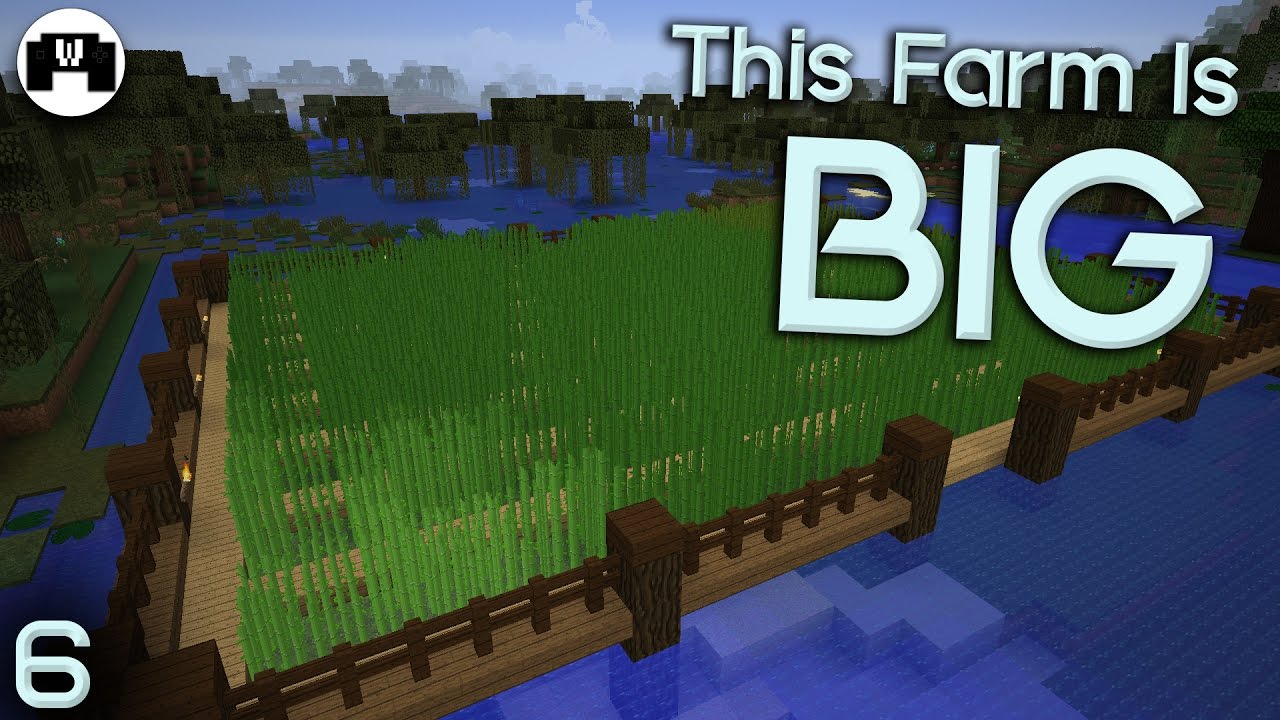 Giant Farms, Amazing World | Minecraft Lets Play 6 - YouTube