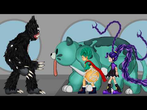 Lily Lovebraids, Rory Redcape vs Killy Willy. Poppy Playtime: Chapter 5 Animation Battle. P1
