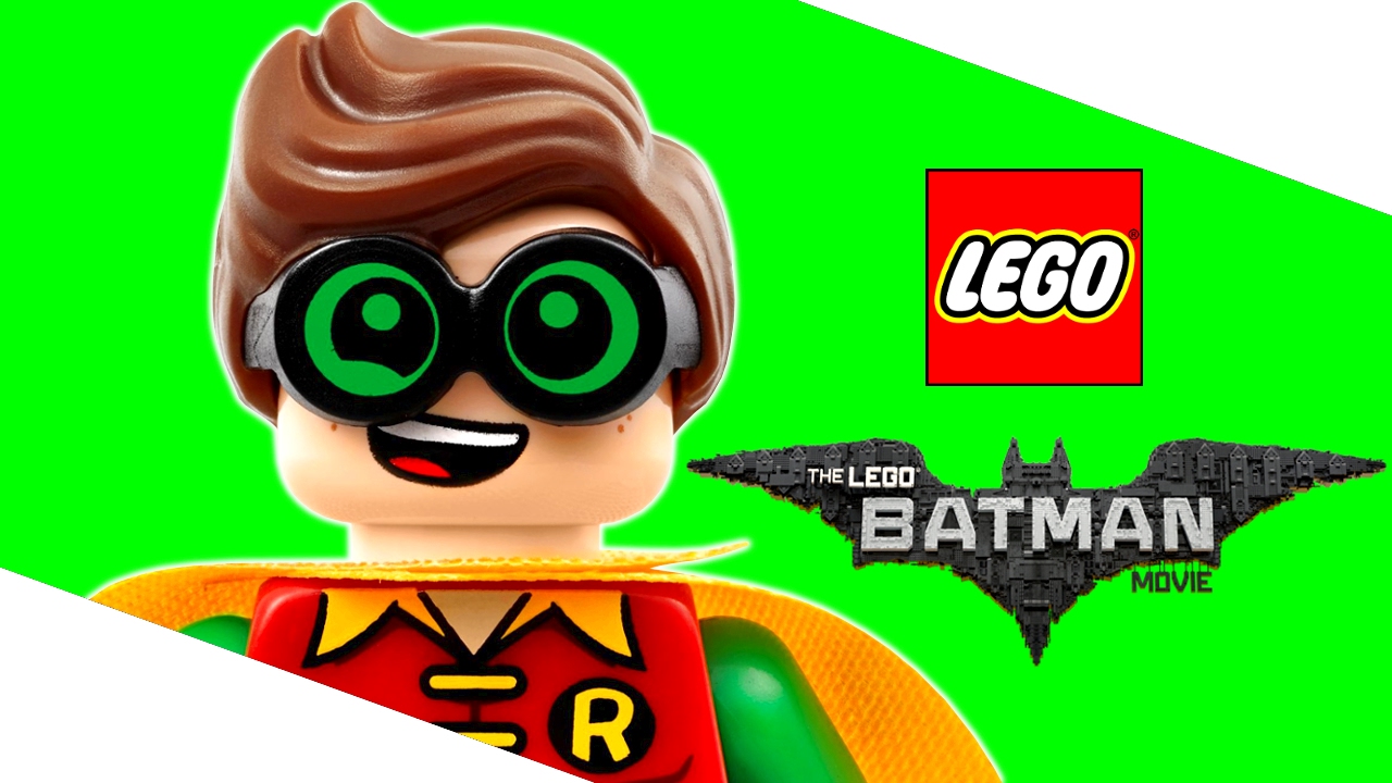 LEGO Batman Movie Robin Minifigure Animated Build - YouTube
