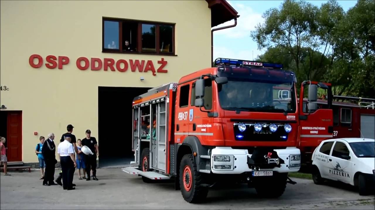 Prezentacja nowego samochodu ratowniczo - gasniczy OSP Odrowąż ...