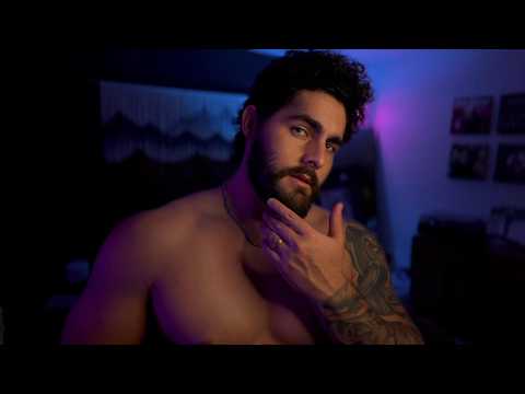 ASMR Beard Triggers And Male Breathing Sounds - Up Close and Personal - Ear To Ear