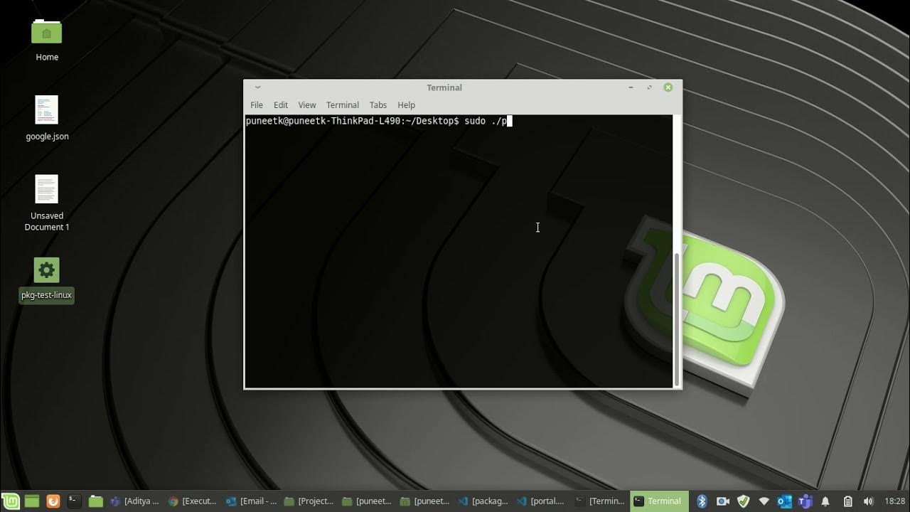 How to run executable file on Linux created by npm pkg ? - YouTube