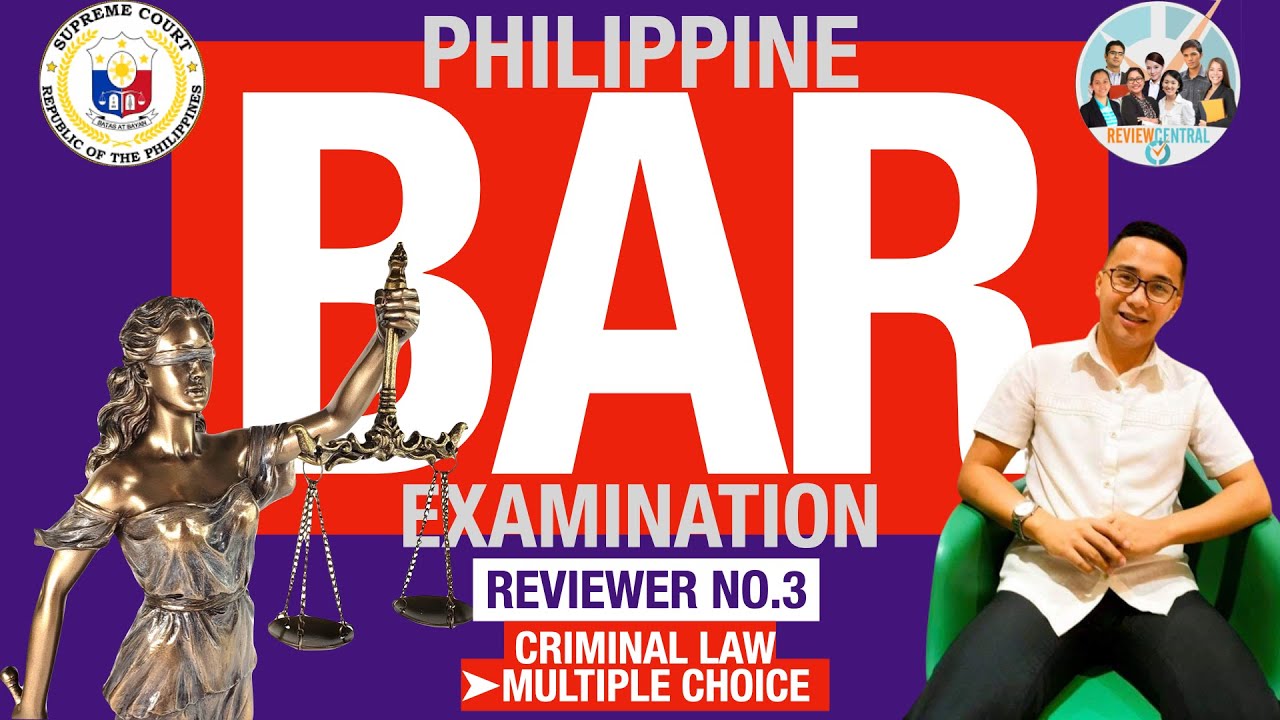 Philippine Bar Exam Reviewer No. 3: Criminal Law - Multiple Choice | # ...