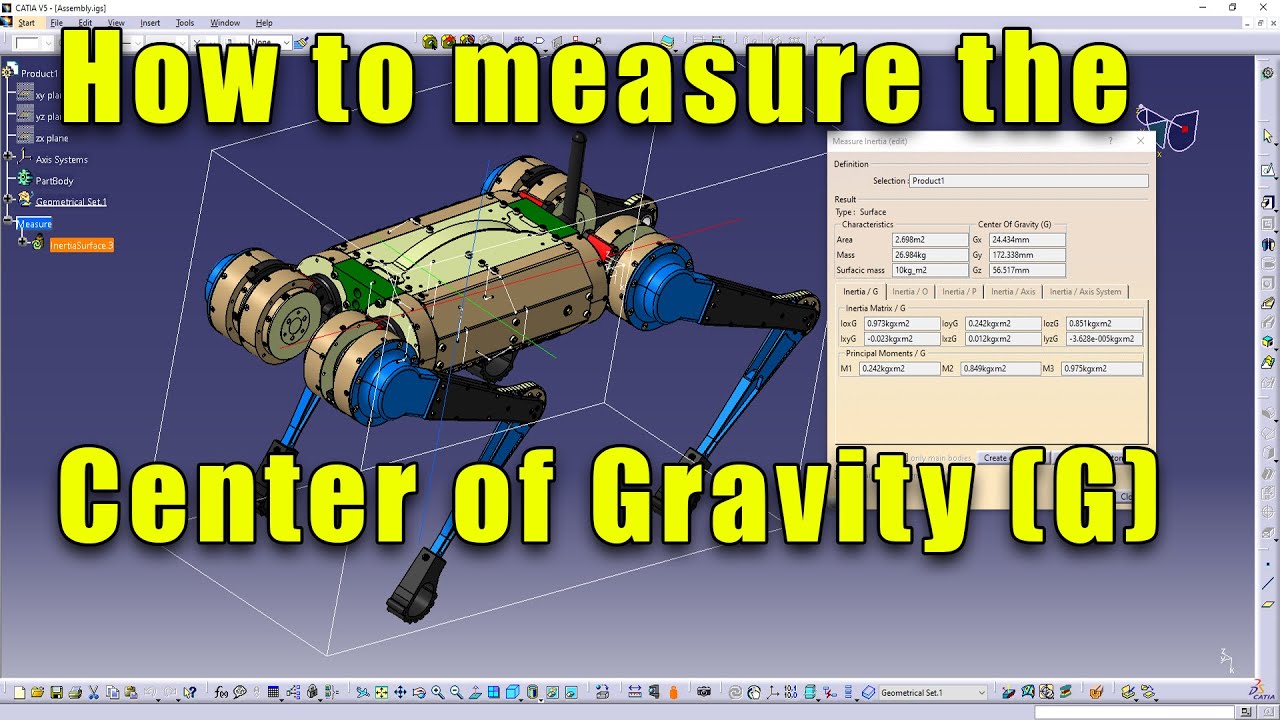 How to measure the Center of Gravity (G) - YouTube