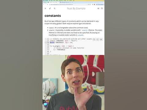 Understanding Constants in Rust Programming - YouTube