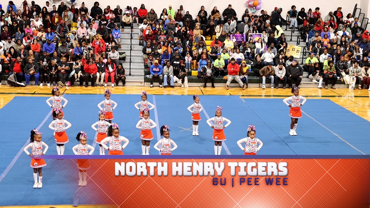 2023 Cheer Competition | 6u North Henry Tigers | Pee Wee - YouTube