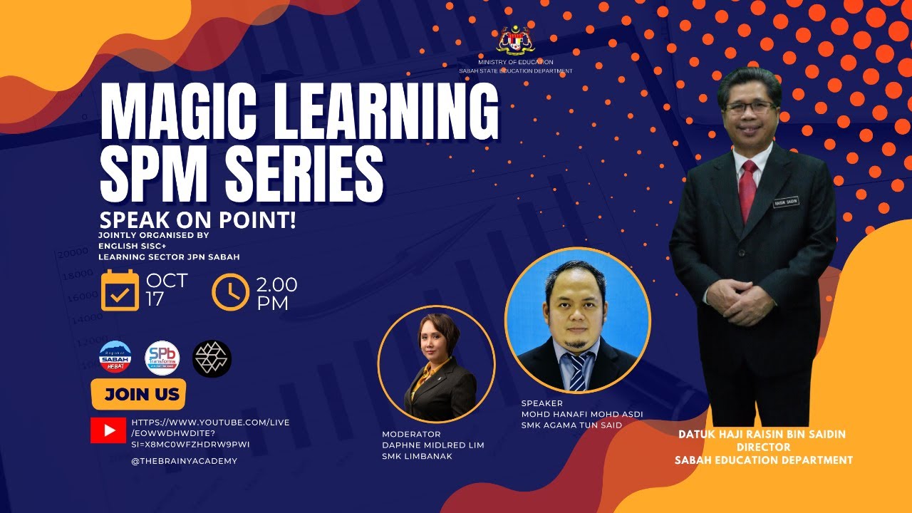 MAGIC LEARNING SPM SERIES: SPEAK ON POINT! - YouTube