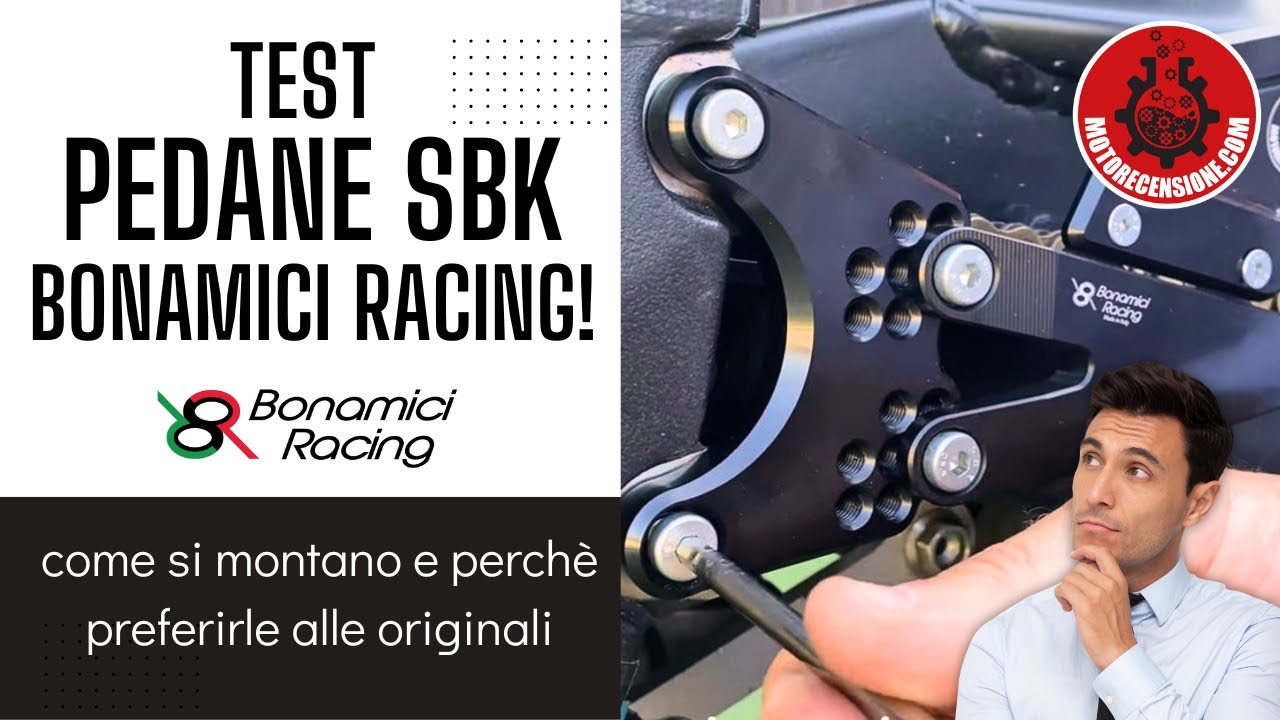 Test delle Pedane SBK Bonamici Racing! Come si montano e perchè ...
