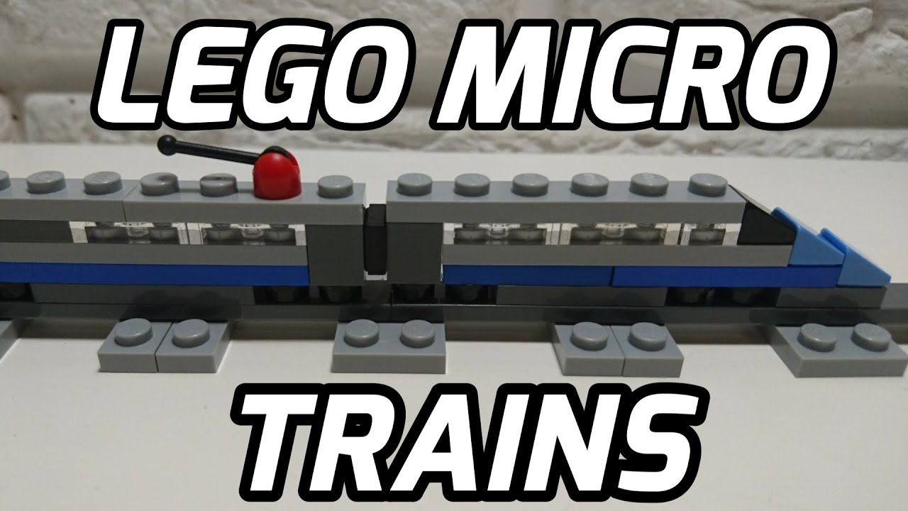 The First LEGO Micro Train - The Polish Pendolino - YouTube