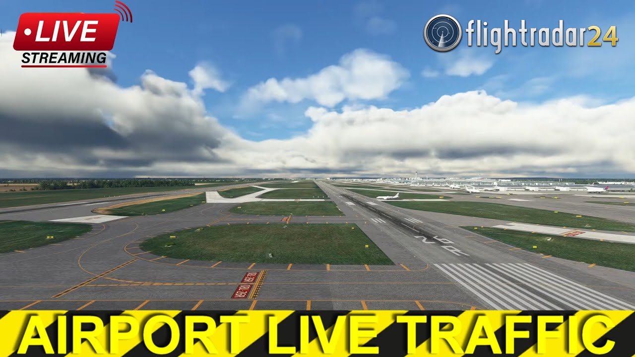 Airport Live Traffic - LFPG Paris Charles de Gaulle South runway - YouTube