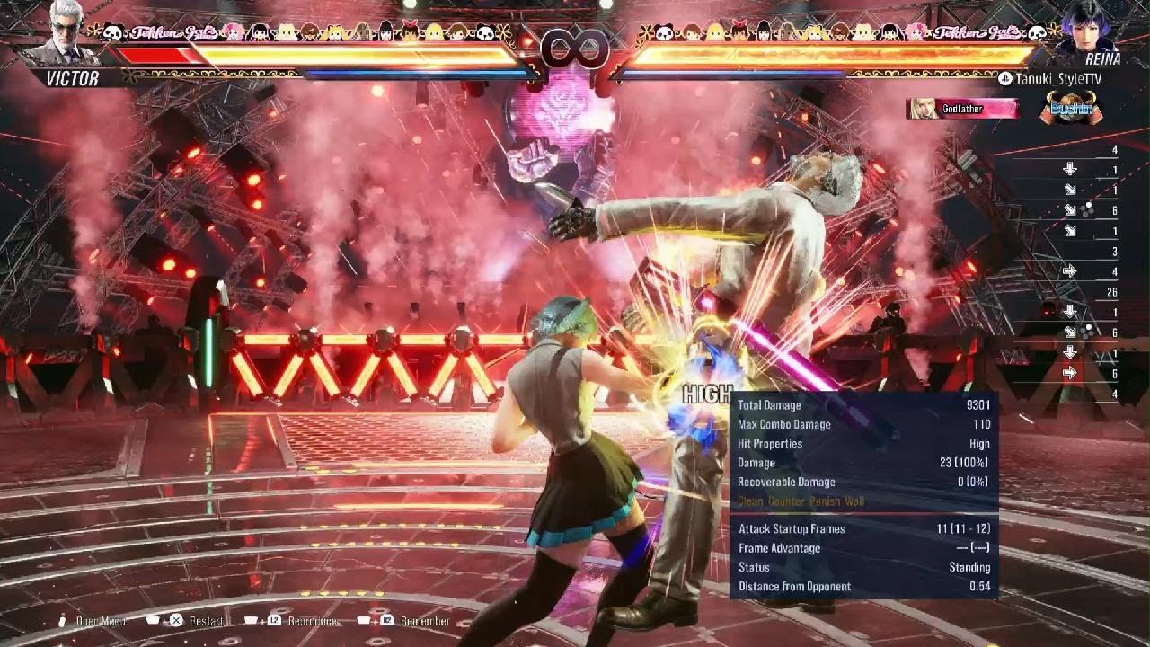 Reina's three electrics to explodable wall combo. - YouTube