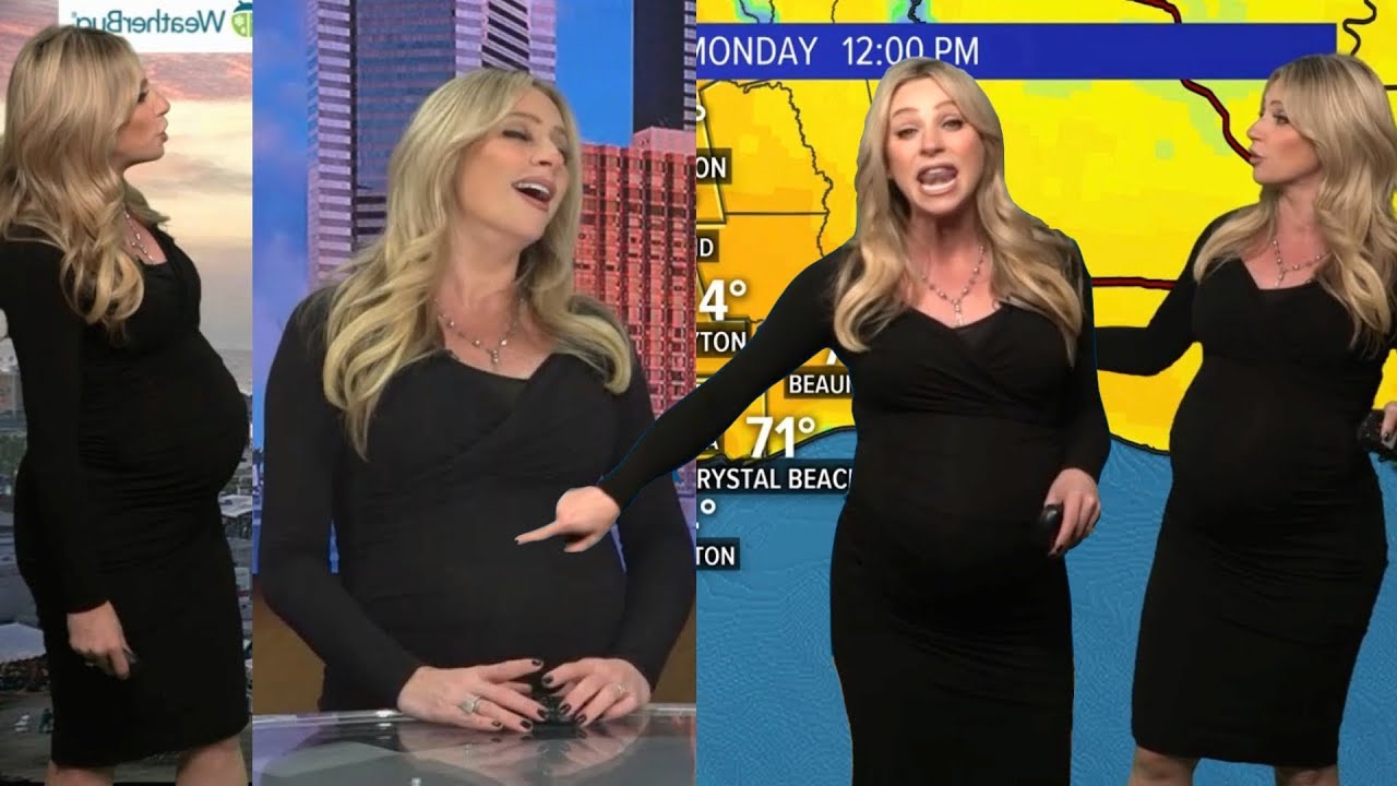 Chita 🐆 Pregnant blonde Houston meteorologist - YouTube