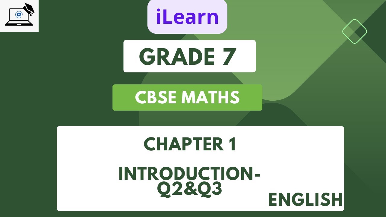 Grade 7-CBSE Chapter 1 || Integer || Q2 & Q3 || English || Tamil ...