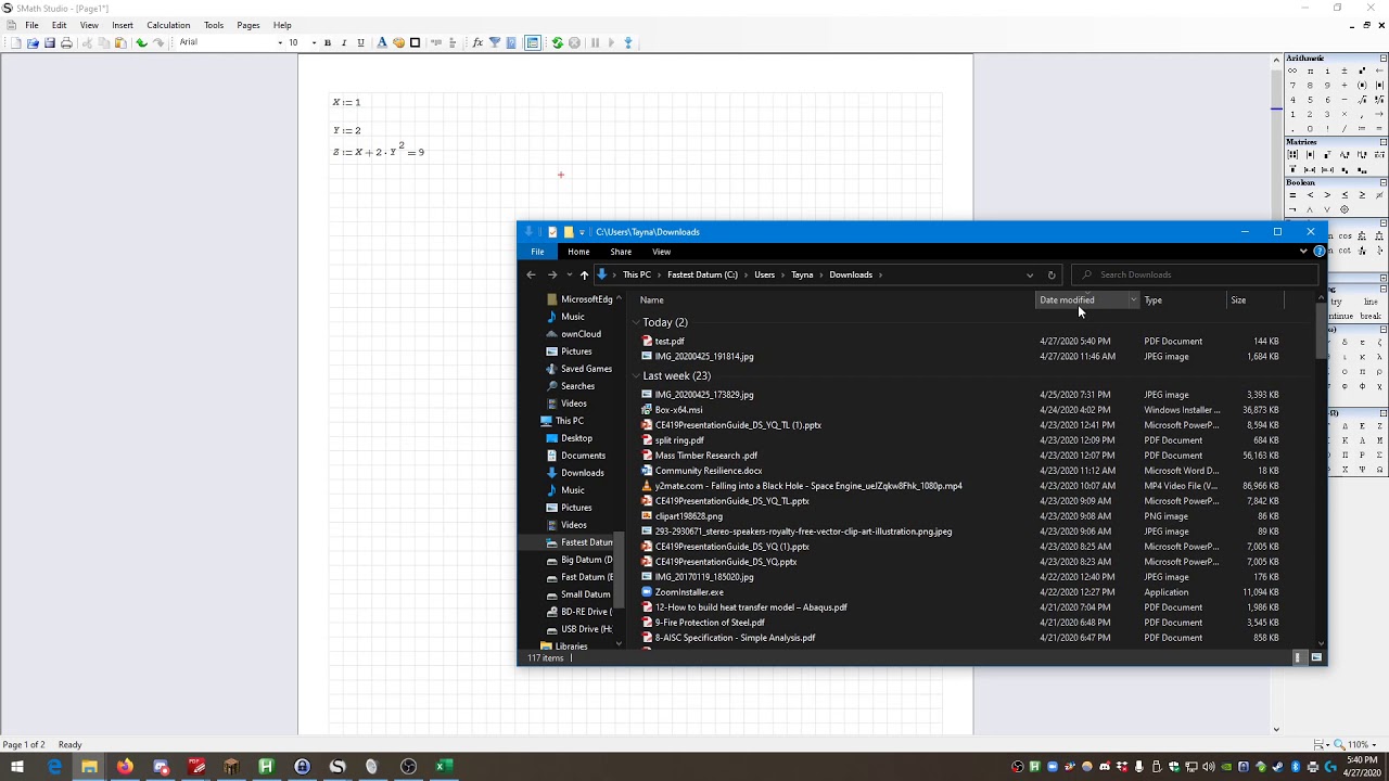 SMath Lecture 1 Introduction to SMath - YouTube