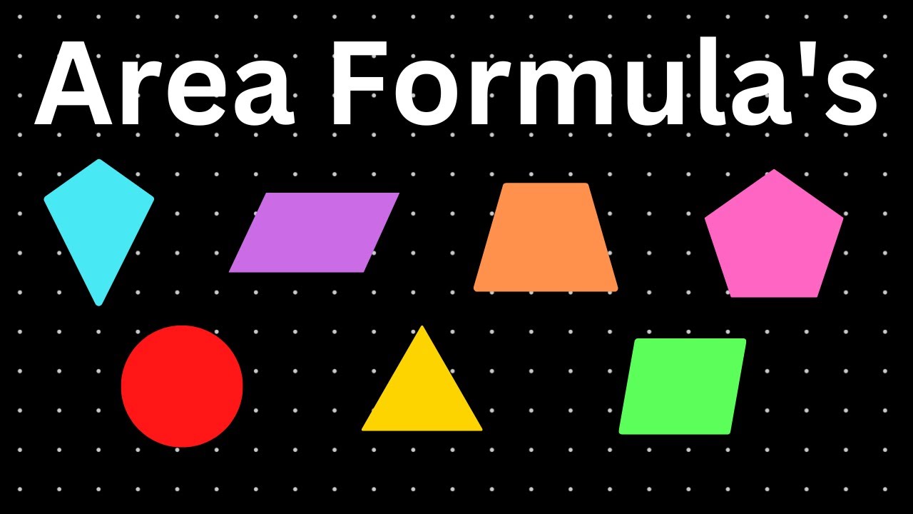 Every Area Formula You Need to Know to ACE Geometry - YouTube