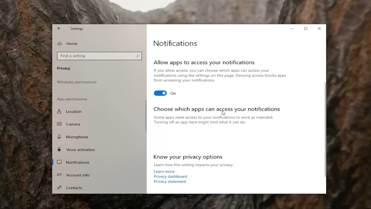 How To Choose What Apps Can Access Your Notifications on Windows 10 ...