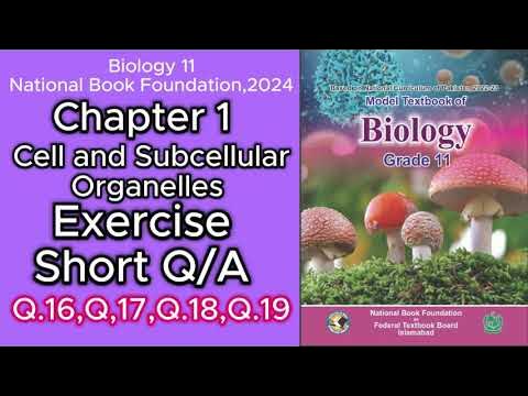 Biology 11,Chapter 1: Cell and Sub-cellular Organelles Exercise: Short ...