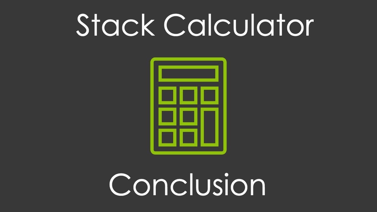 Stack Calculator Conclusion (available on Google Play Store) - YouTube