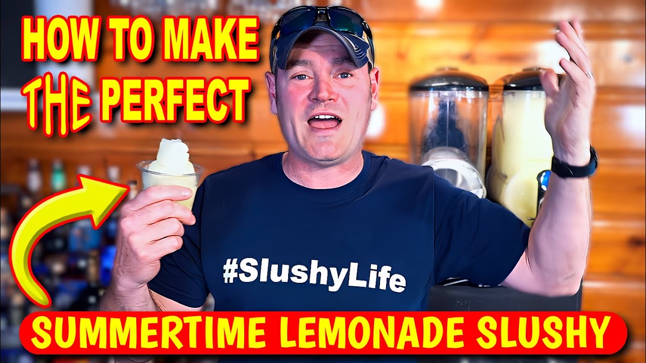 How To Make The Best Lemonade Slushy | Summertime Lemonade Slush - YouTube